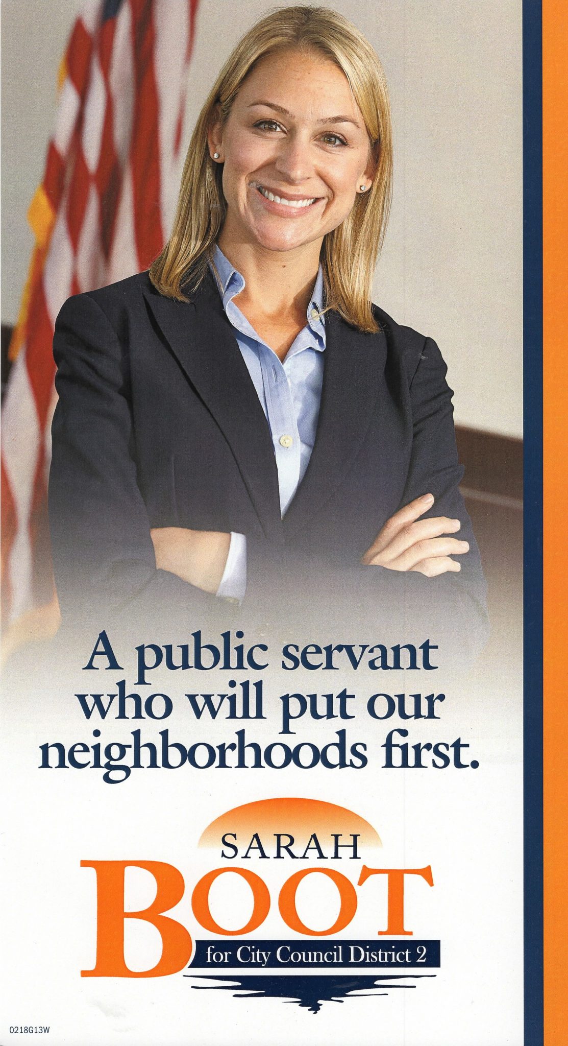 Sarah Boot for City Council – Political Propaganda