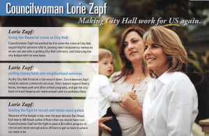 Lori Zapf – Chamber of Commerce Mail Piece 3 – Political Propaganda