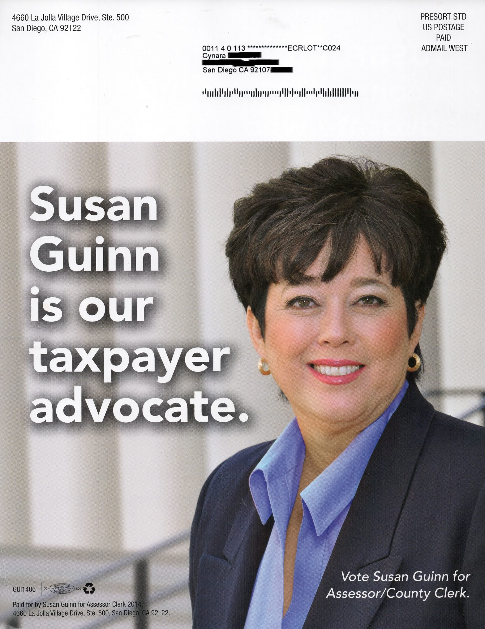 Susan Guinn Mailer – Political Propaganda